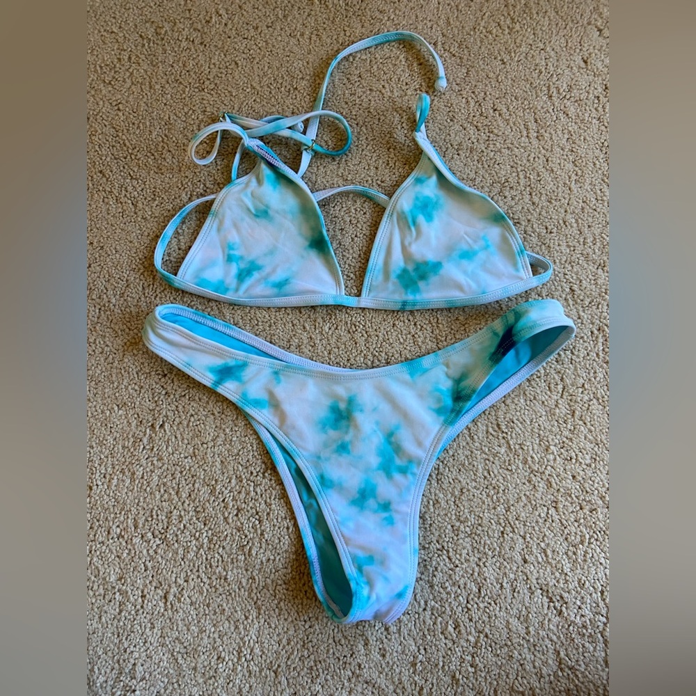 Koana Blue Tye Die Bikini - Gem